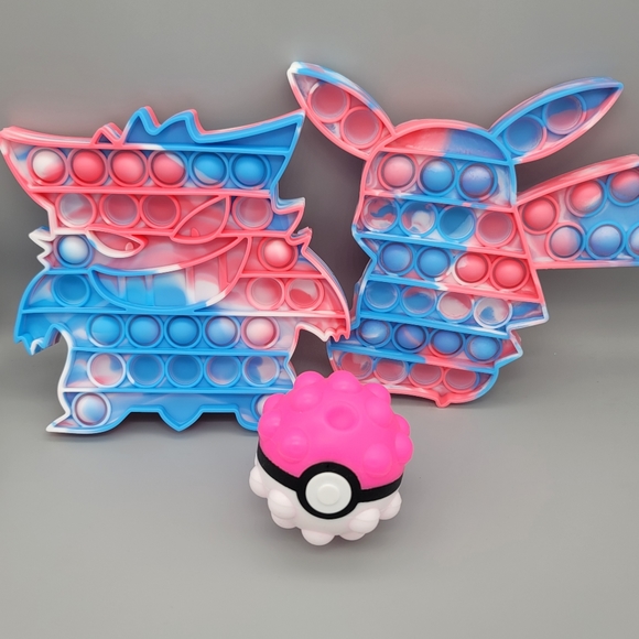 Pokemon | Toys | Pokemon Fidget Pop Setpikachu Gengar Bubble Poppers ...